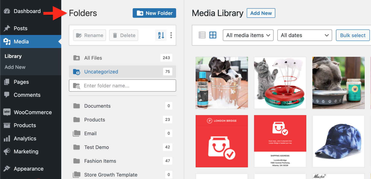 How to Use FileBird to Organize Your WordPress Media Folders