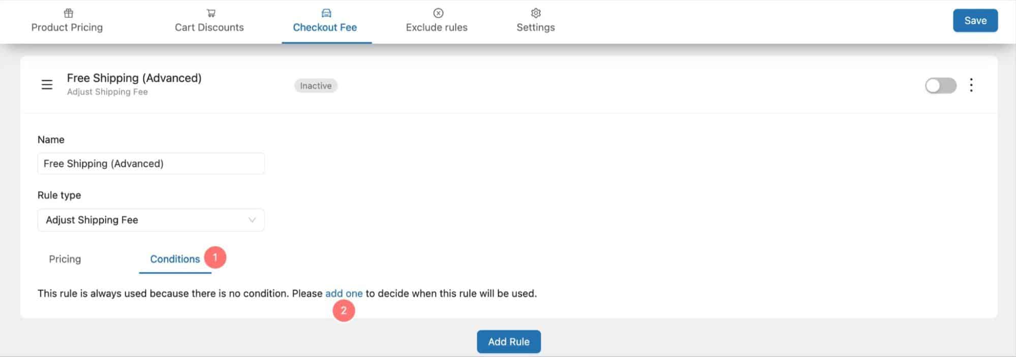 How to Apply Free Shipping Over A Condition in WooCommerce