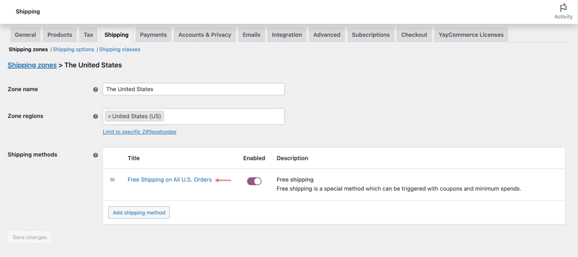 How to Apply Free Shipping Over A Condition in WooCommerce