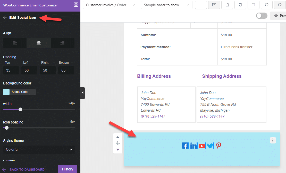 Customize WooCommerce New Order Email to Customers