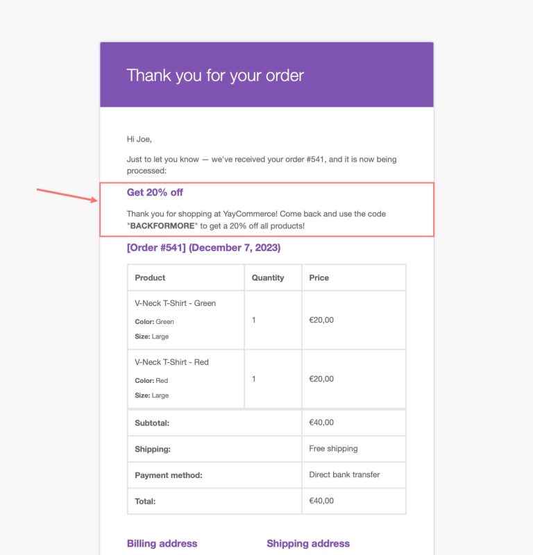 How to Customize WooCommerce Order Confirmation Email - Tips and Tricks - YayCommerce