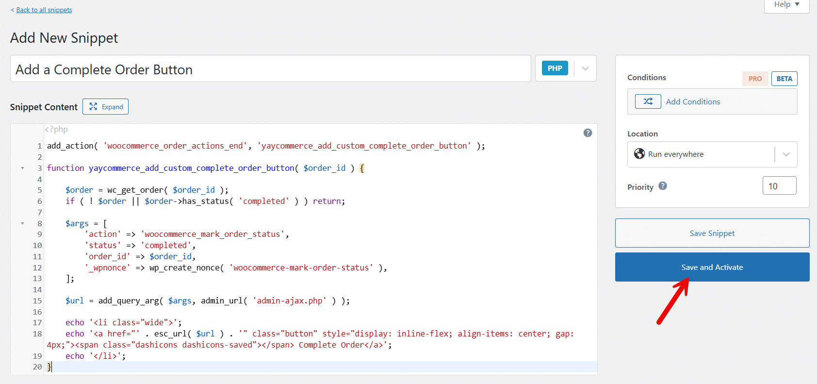 How to Add a Complete Order Button in WooCommerce Admin - YayCommerce